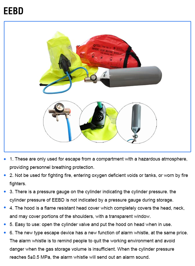 KL99-EEBD Emergency Escape Breathing Apparatus - Buy EEBD emergency ...