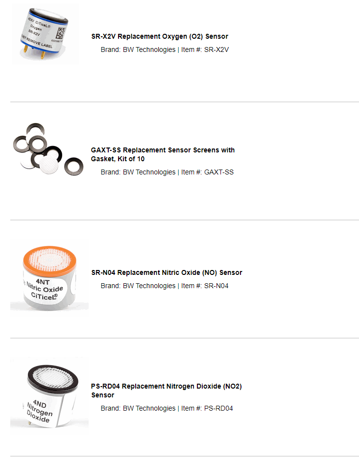 Honeywell BW Replacement Sensors