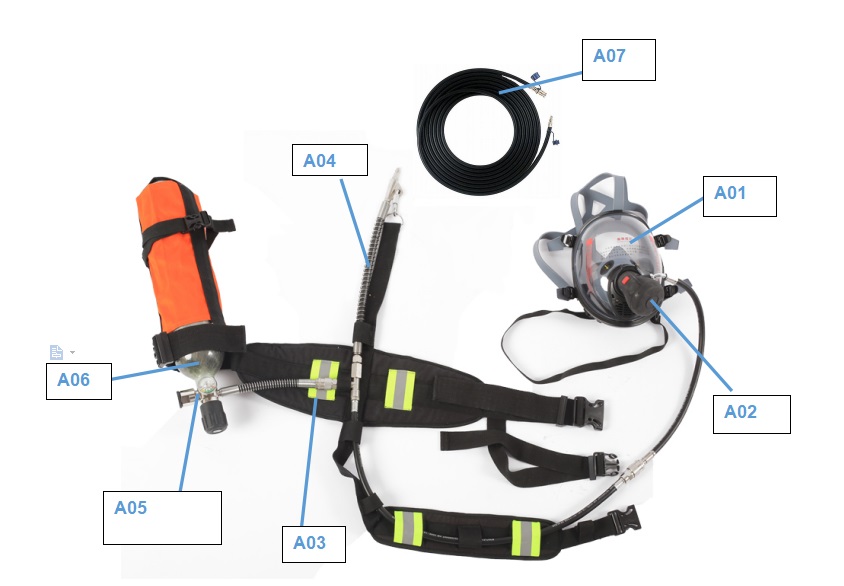 KL99-SABA Supplied Air Breathing Apparatus - Buy SABA emergency ...