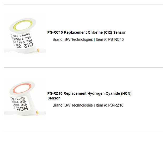 Honeywell BW Replacement Sensors